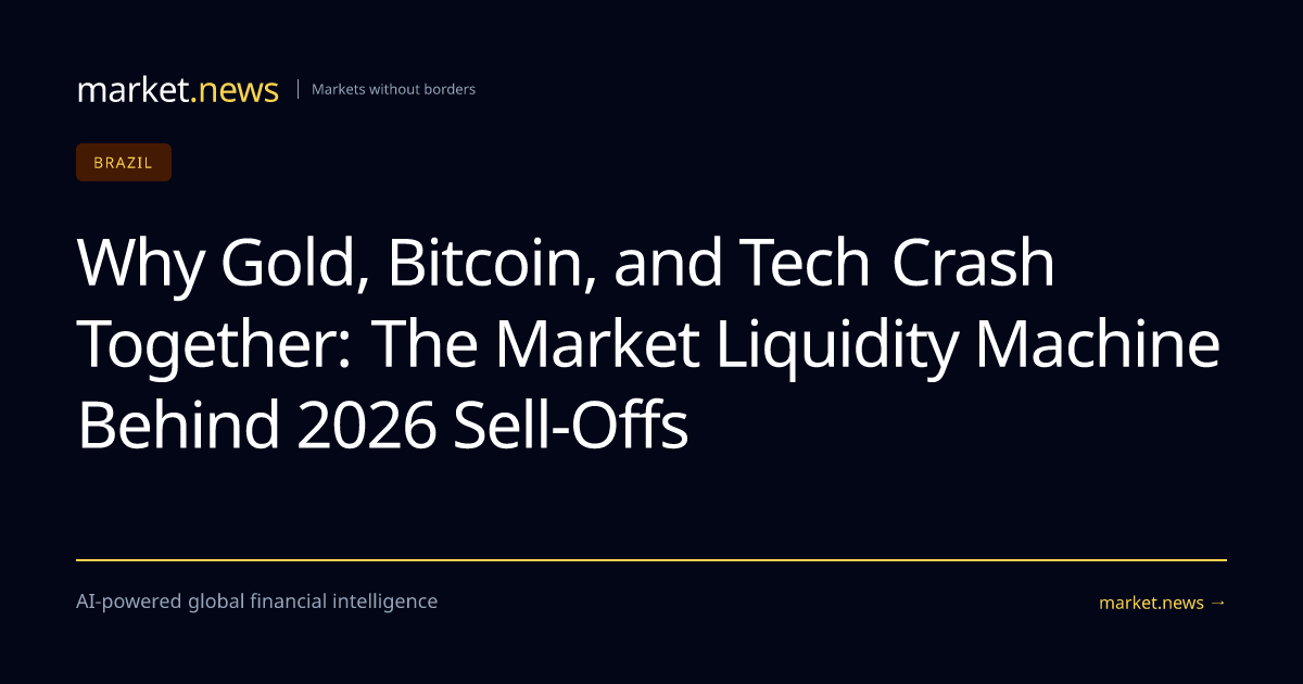 Why Gold, Bitcoin, and Tech Crash Together: The Market Liquidity ...